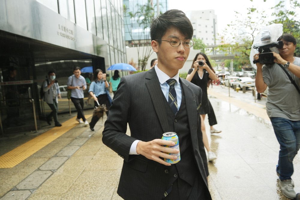 Sentencing looms for four over praise of cop stabber