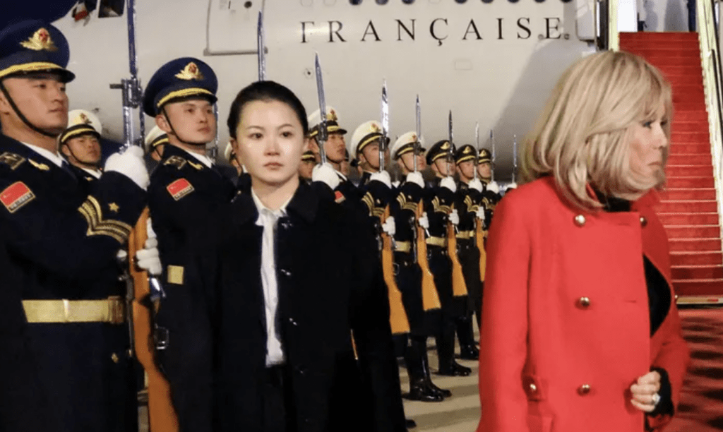 ‘Most beautiful bodyguard’ goes viral during French First Lady’s China trip