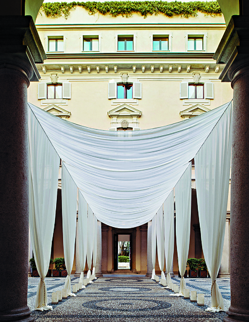 In palatial splendor