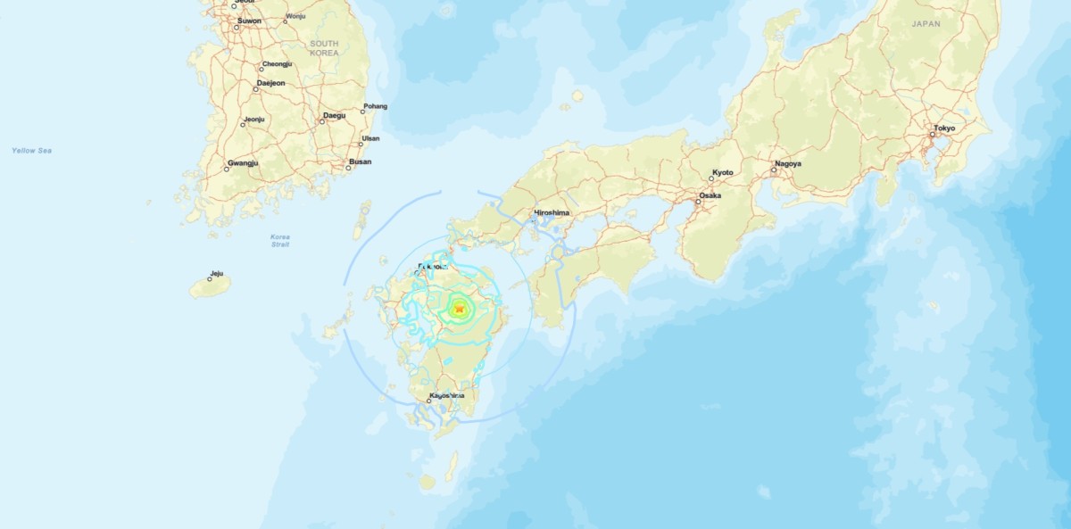 Earthquake of magnitude 5.5 strikes Japan's Kyuhsu region, GFZ says