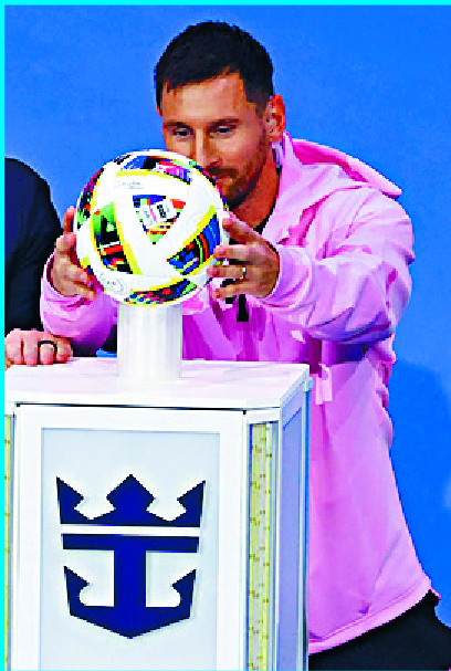 Messi brings new ship good luck