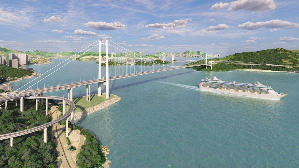 Tsing Lung Bridge set to become iconic landmark with 'HK'-shaped tower: Highways Dept