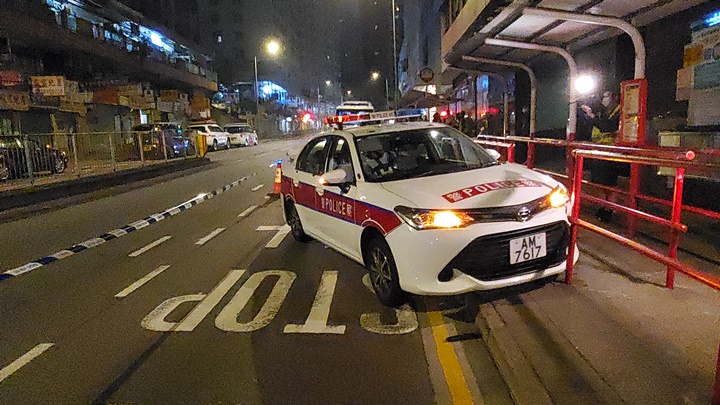 Cop hospitalized after failing to dodge crashed police car in time