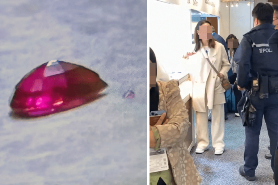 From sparkle to shattered: $390,000 gem dropped in at HK jewelry show