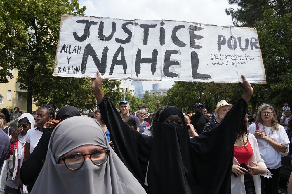 Paris protest over police violence banned in aftermath of riots