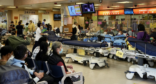 Emergency rooms filled with up to 6,000 patients a day as flu ...