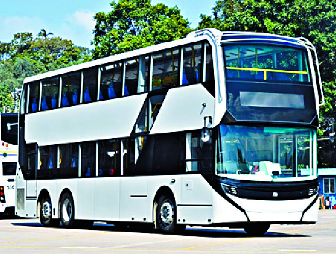 Timetable for MTR's first e-bus