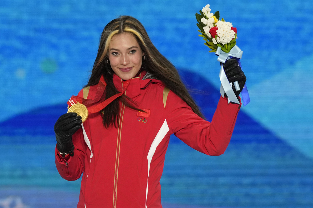 Eileen Gu represents China to inspire young women