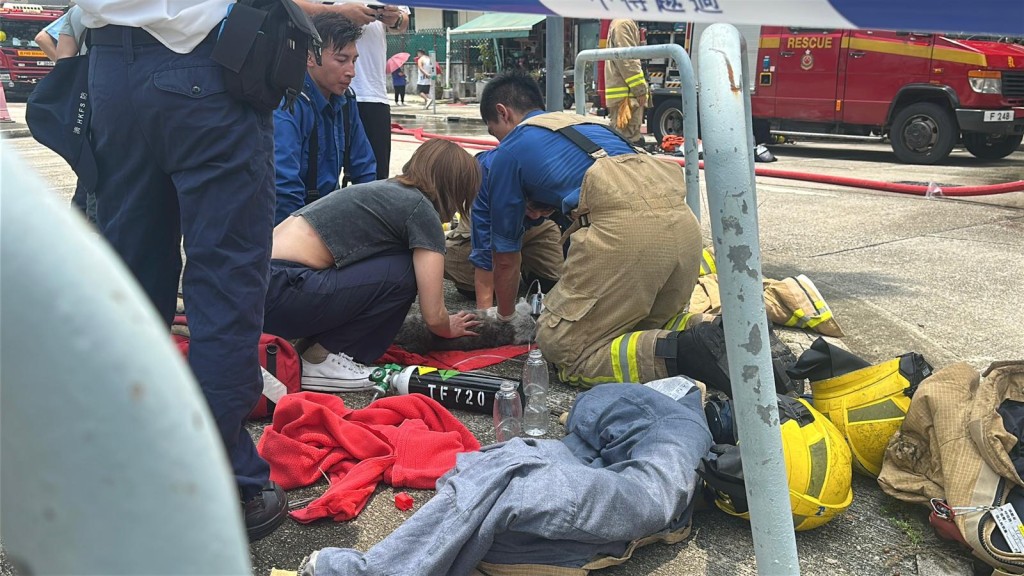 Domestic helper taken to hospital after village house fire in Tai Po ...