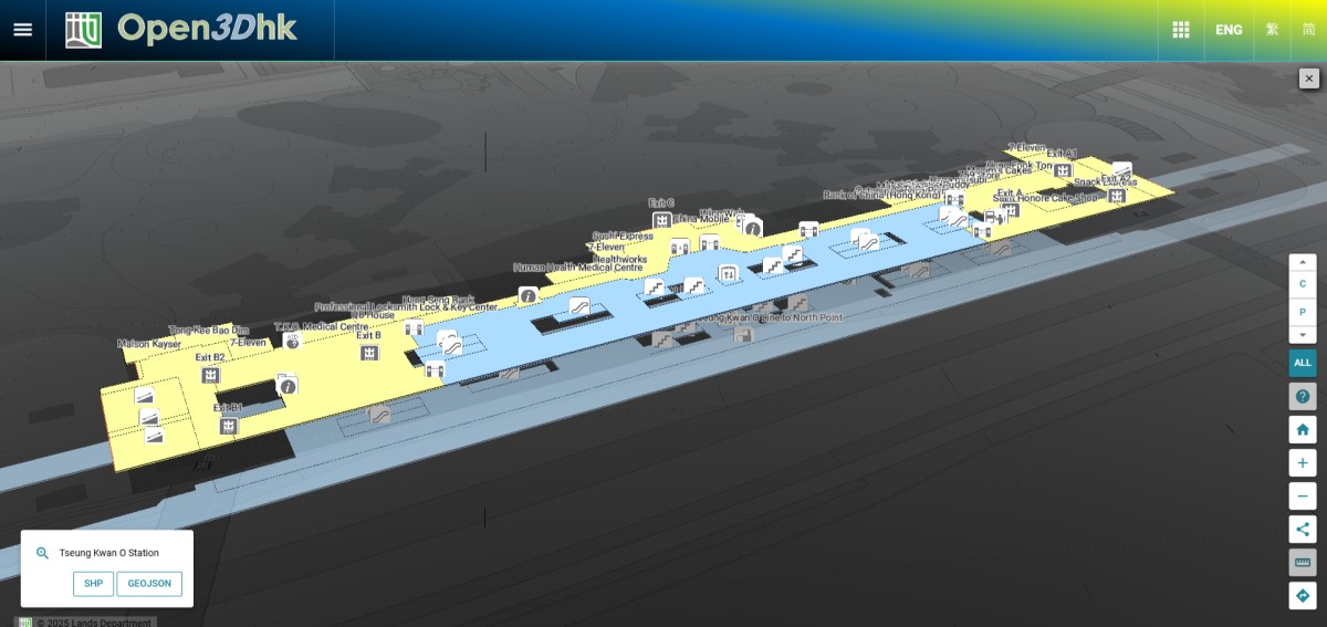 Hong Kong’s 3D indoor map now covers all MTR Stations