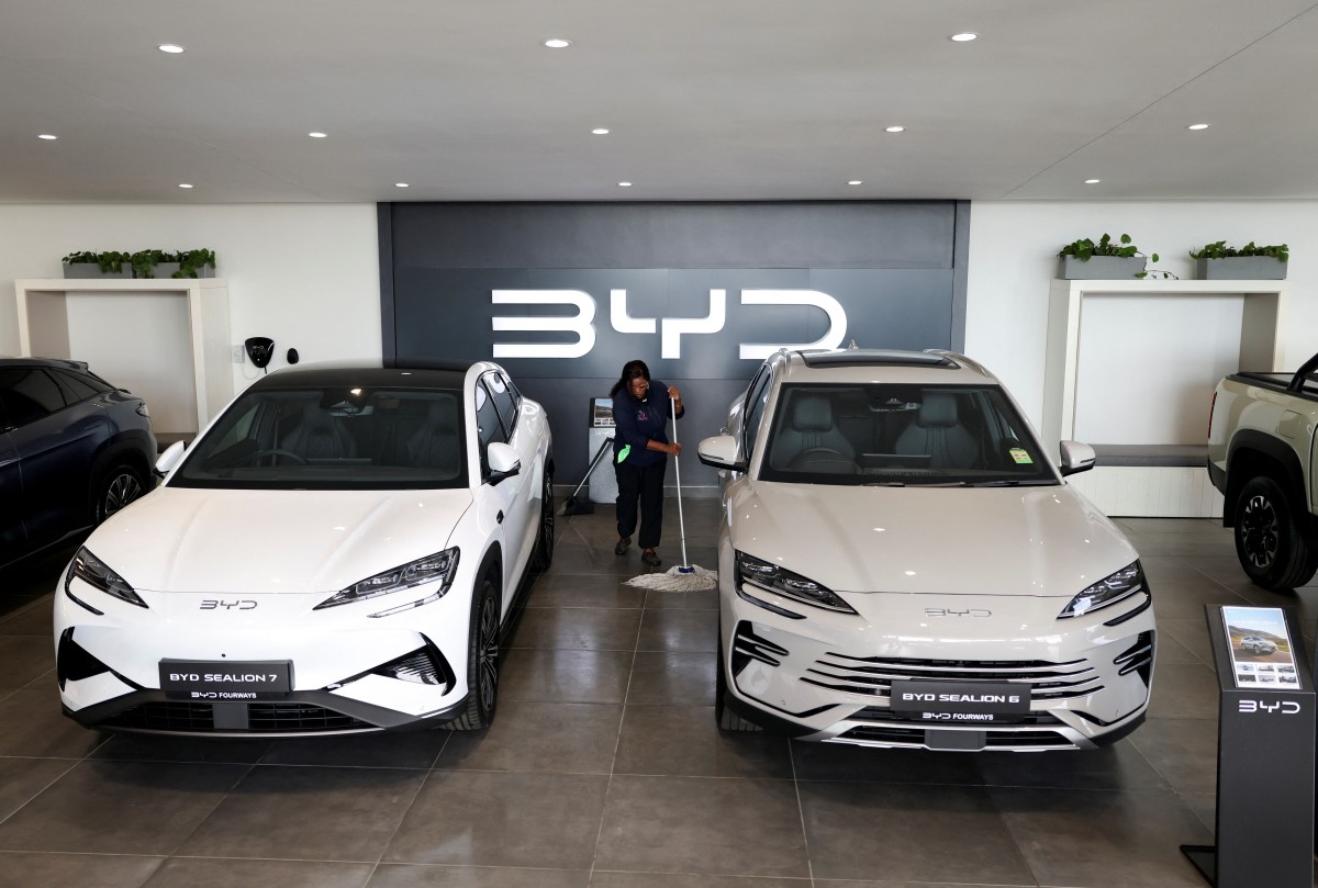 China's BYD to nearly triple South Africa dealers' network by next year