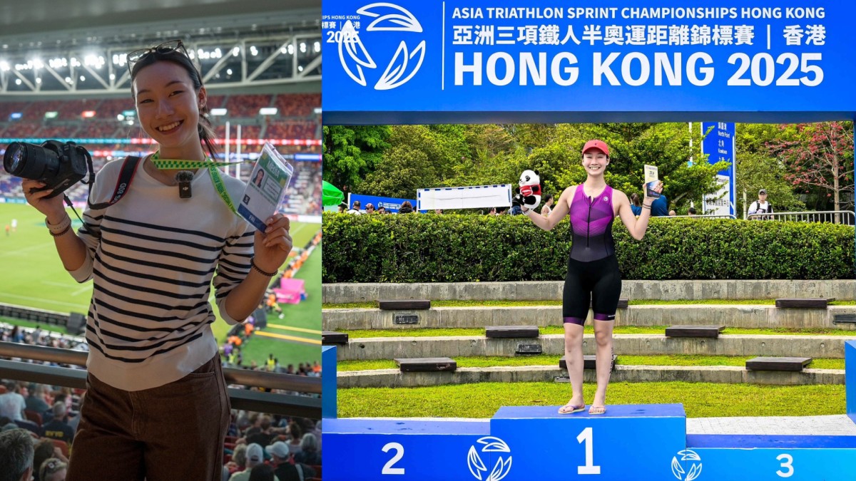 Triathlete finds new role as sports journalist