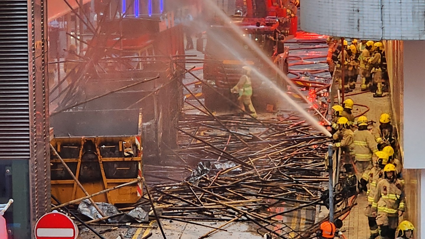 Two remain critical after Central Chinachem Tower fire
