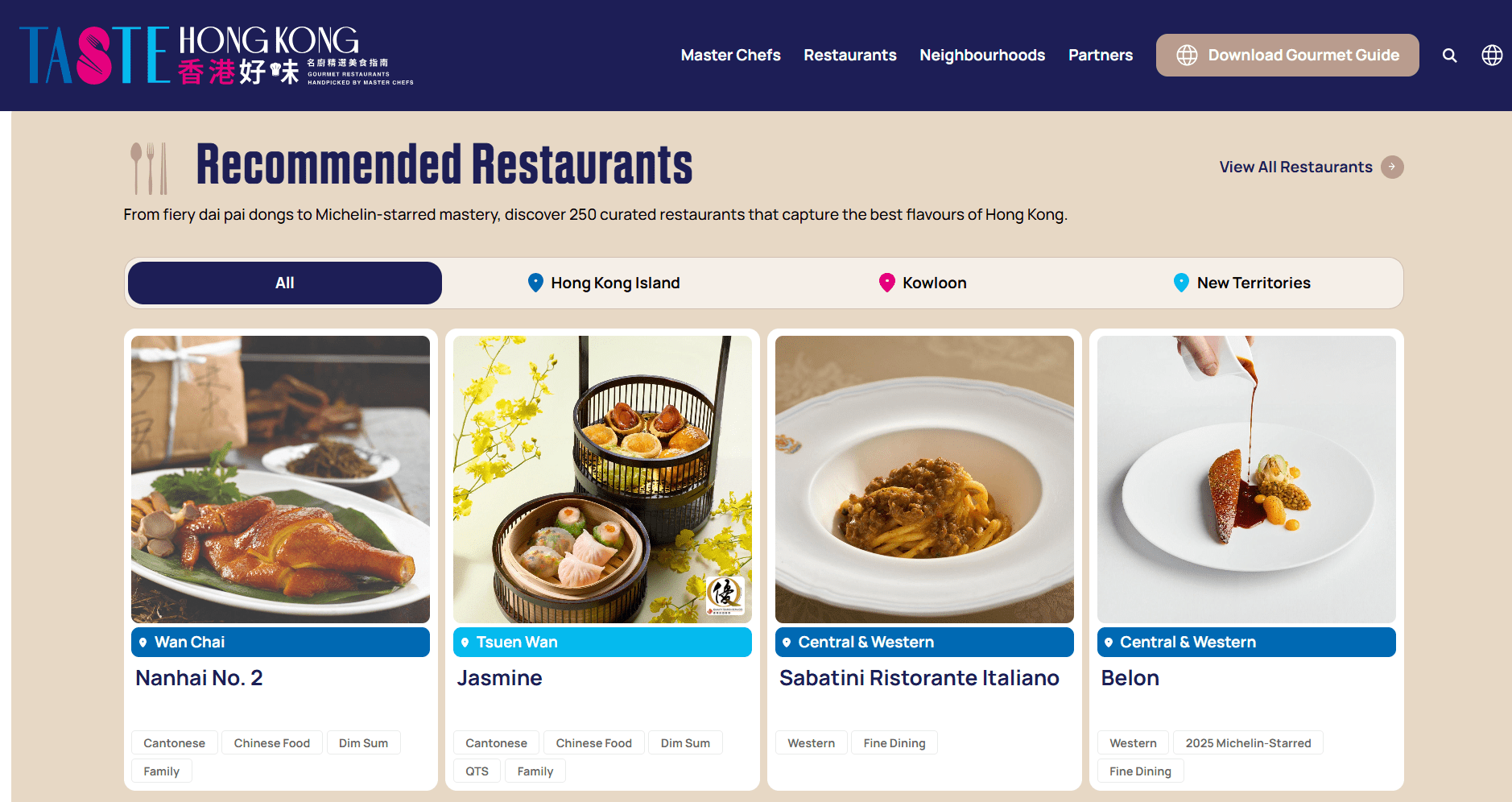 Hong Kong launches 'Taste Hong Kong' Gourmet Guide featuring 250 chef ...