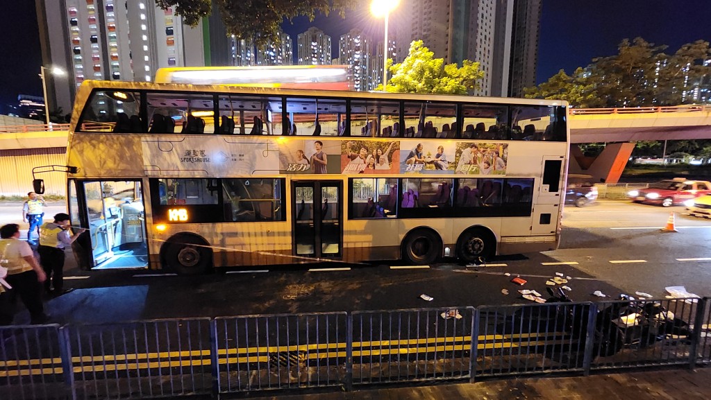 Motorcyclist killed in collision with two KMB buses in Ngau Chi Wan