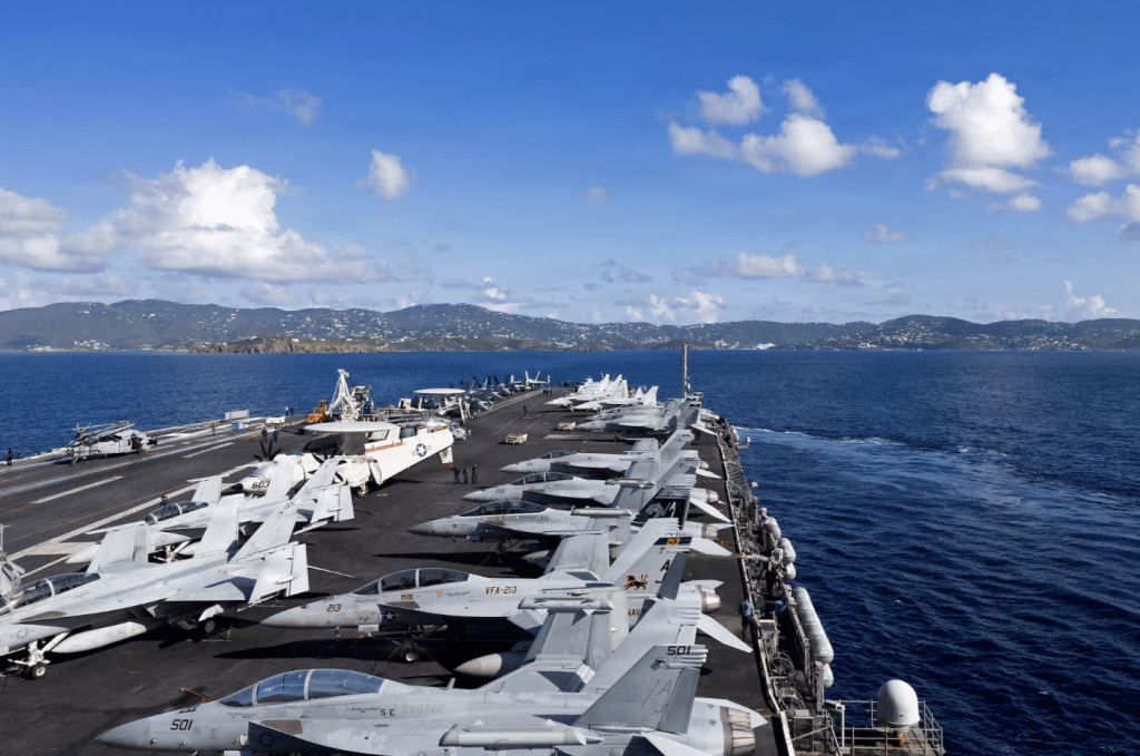 USS Gerald R. Ford withdraws from Middle East after fire, revealing ...