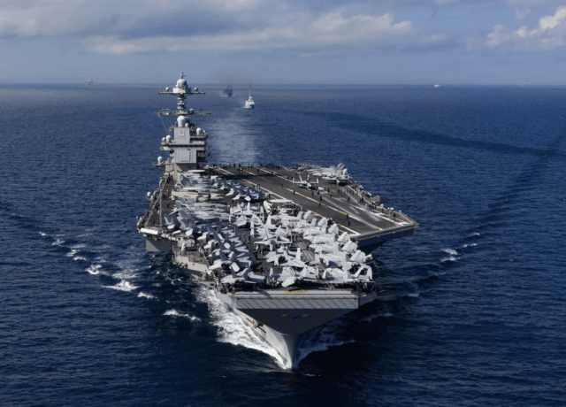 USS Gerald R. Ford withdraws from Middle East after fire, revealing ...