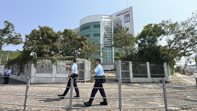 Former Apple Daily building cordoned off as three related companies ...