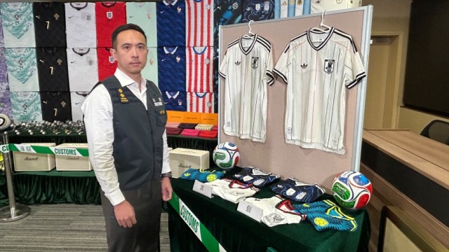 Customs seizes $156m in fake World Cup goods, six arrested